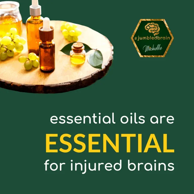 Recovering with a brain injury, essential oils may help - #jumbledbrain